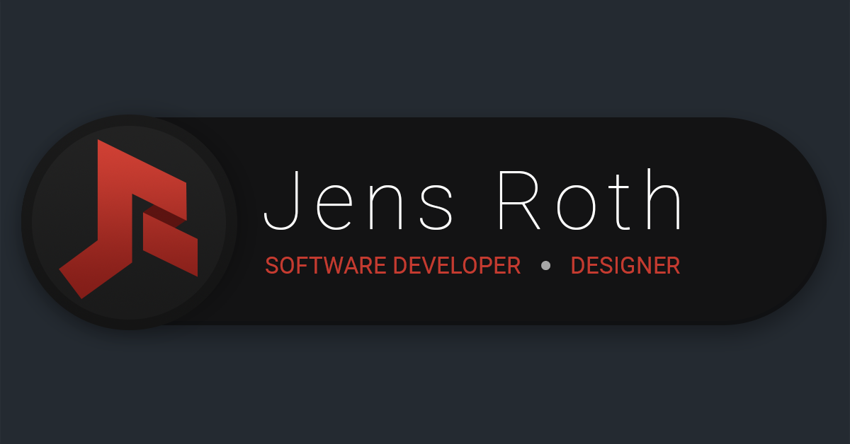 Jens Roth - Developer & Designer
